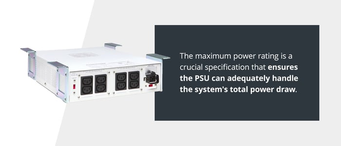 Understanding Max Output Ratings in Power Supplies