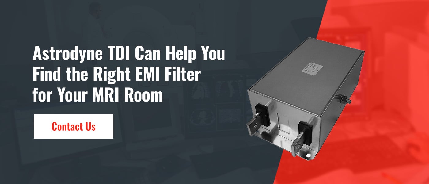 Selecting an EMI Filter for Downlight Installation in an MRI Room